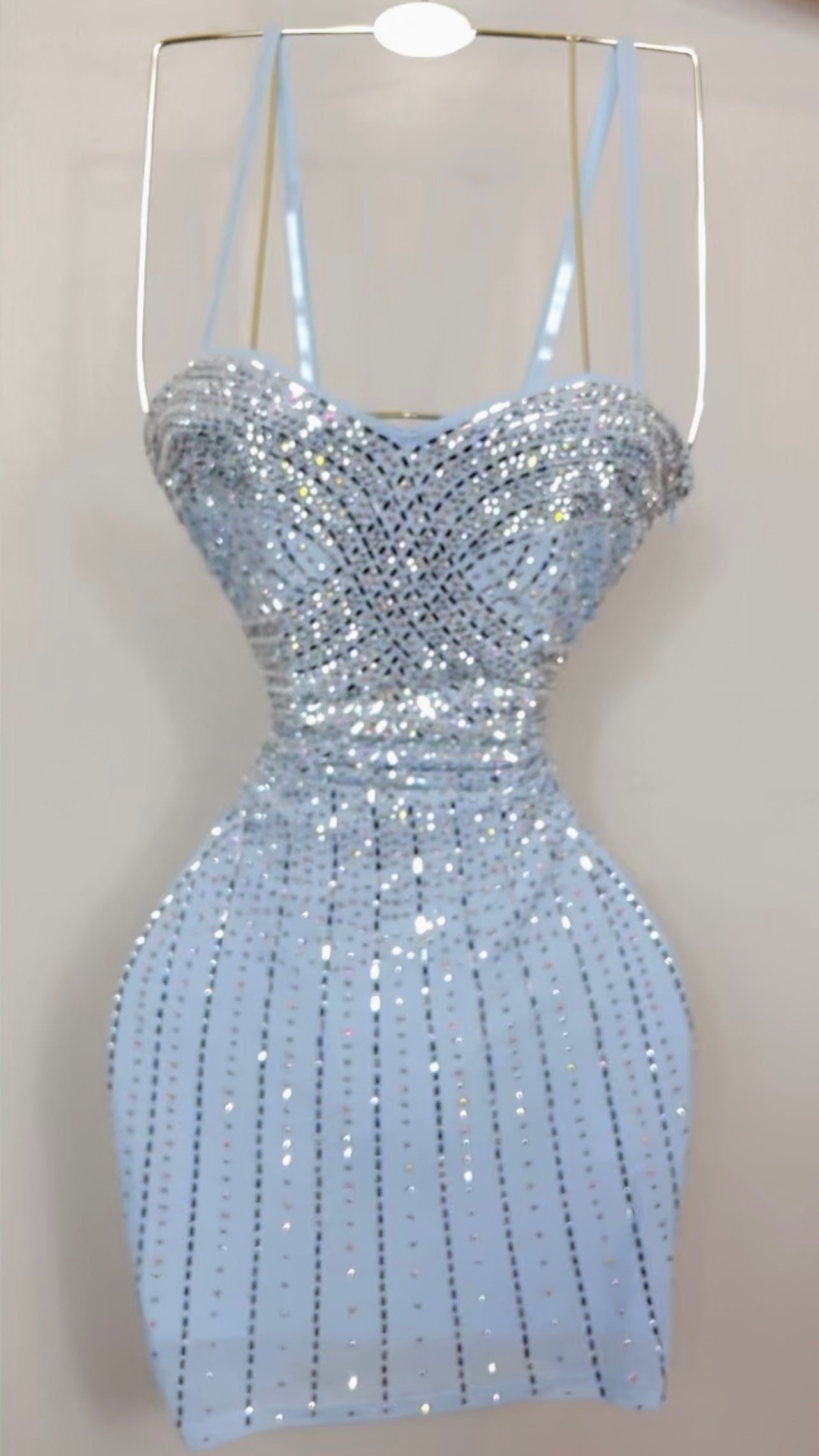 Luxury Baby Dress - Baby Blue – F&A Styles